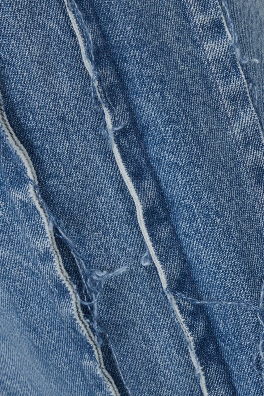 Theopenproduct RAW-EDGE PANELLED JEANS - BLUE | Garmentory