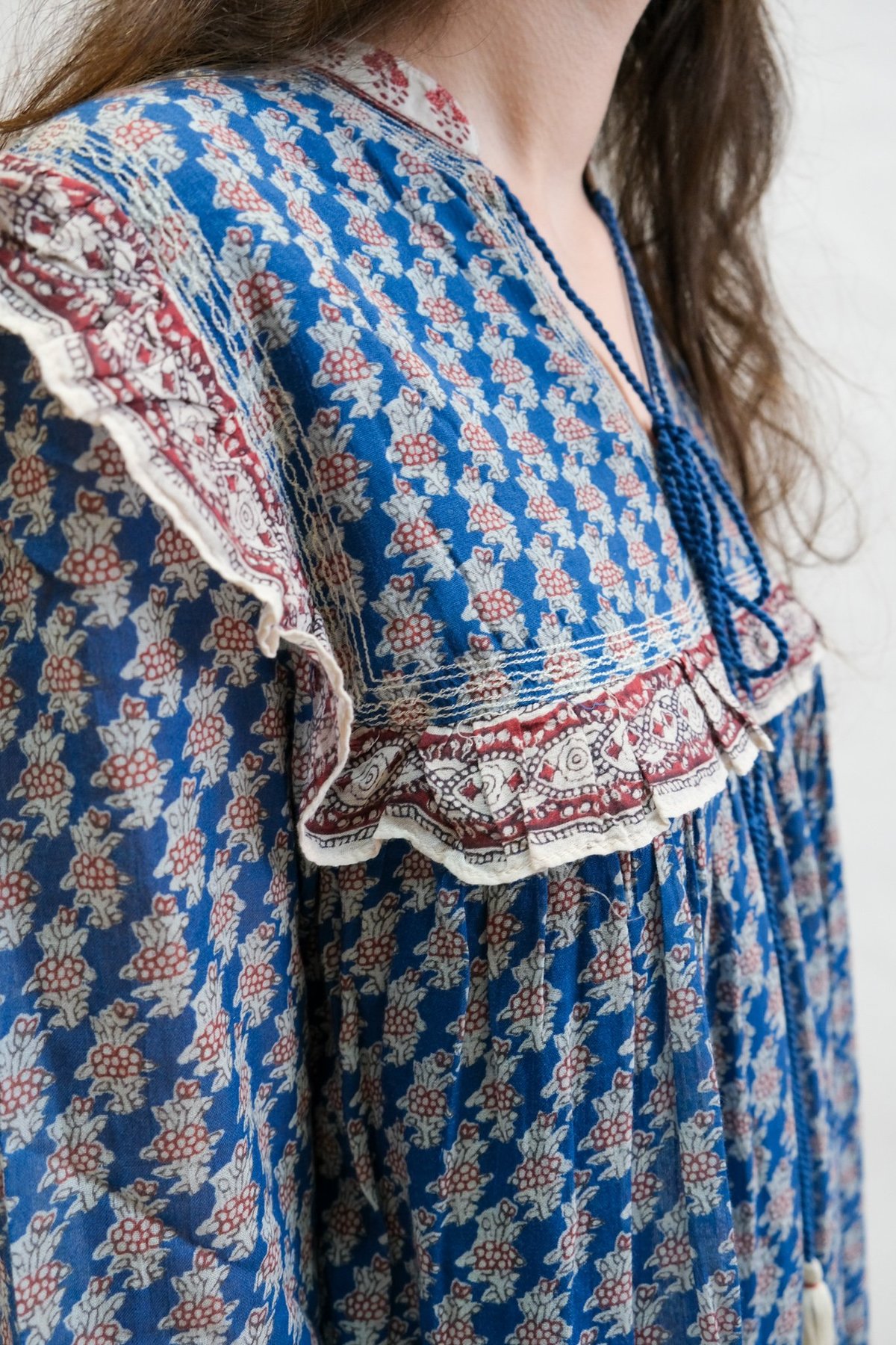 Madi Mini Dress in Cerulean by M.A.B.E | Garmentory
