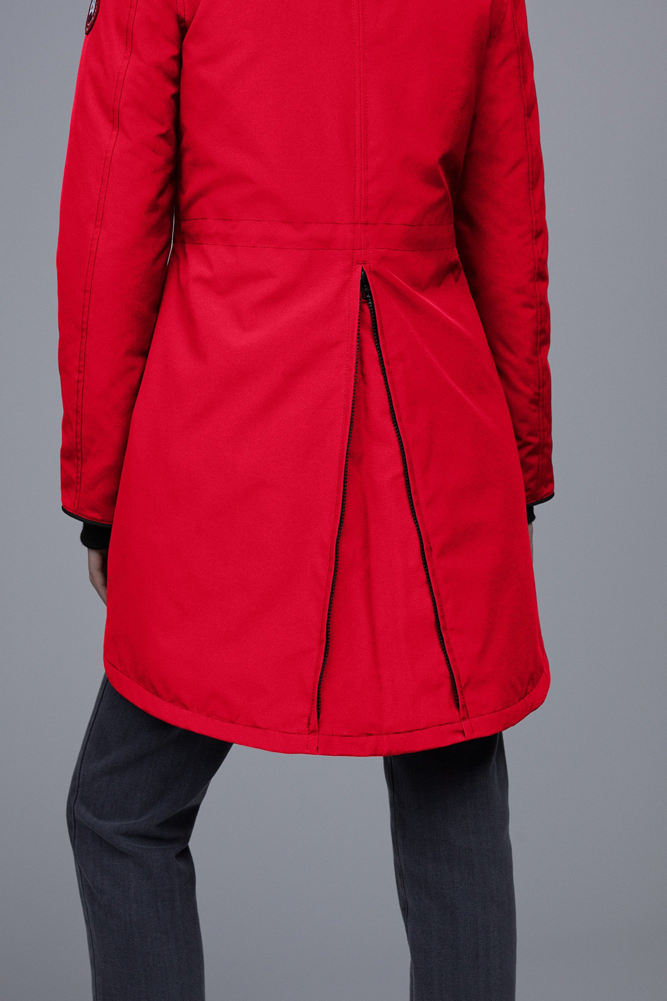 Canada Goose Rossclair Parka With Fur - Red | Garmentory