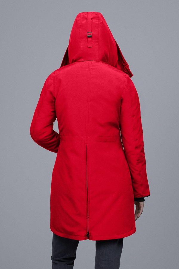 Canada Goose Rossclair Parka With Fur - Red | Garmentory