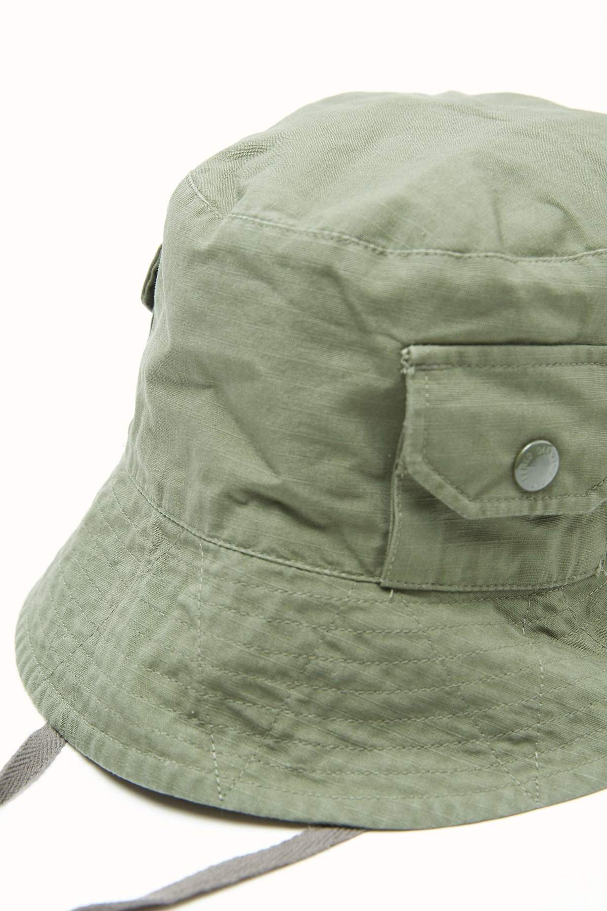 Engineered Garments Explorer Hat - Olive Cotton Ripstop | Garmentory