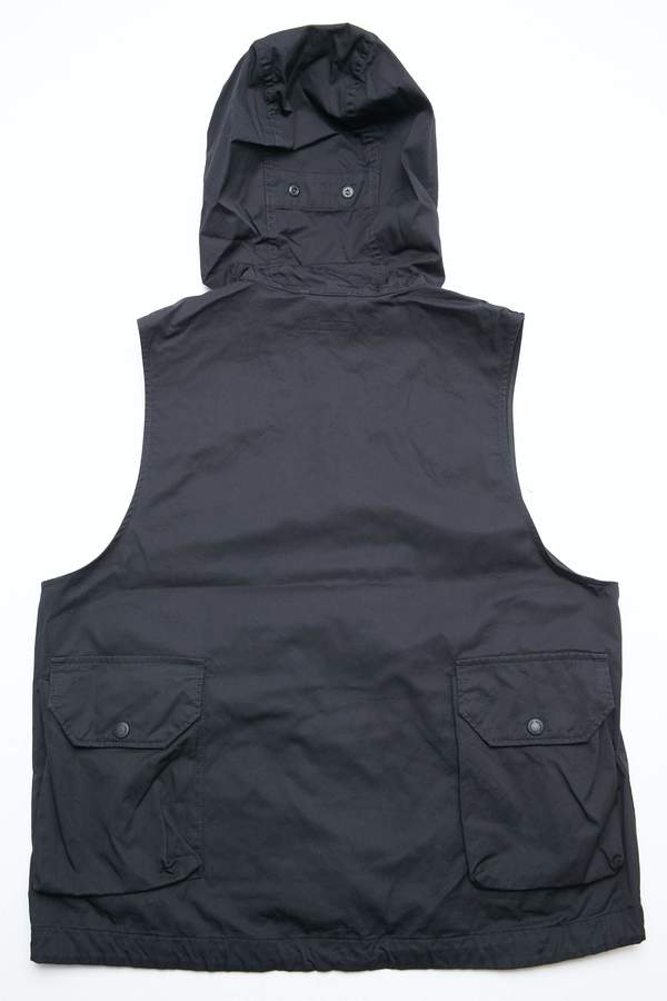 Engineered Garments Field Vest - Black High Count Twill | Garmentory