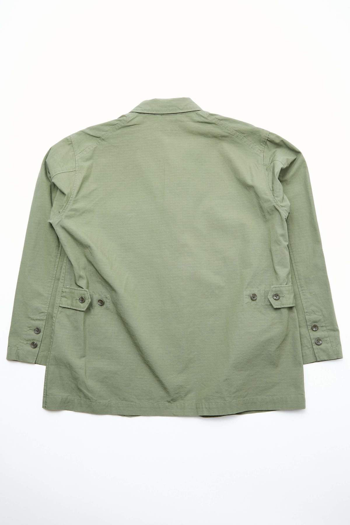 Engineered Garments Folk Jacket - Olive Cotton Ripstop | Garmentory