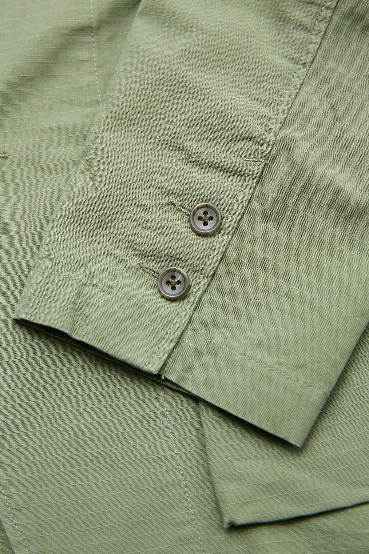 Engineered Garments Folk Jacket - Olive Cotton Ripstop | Garmentory