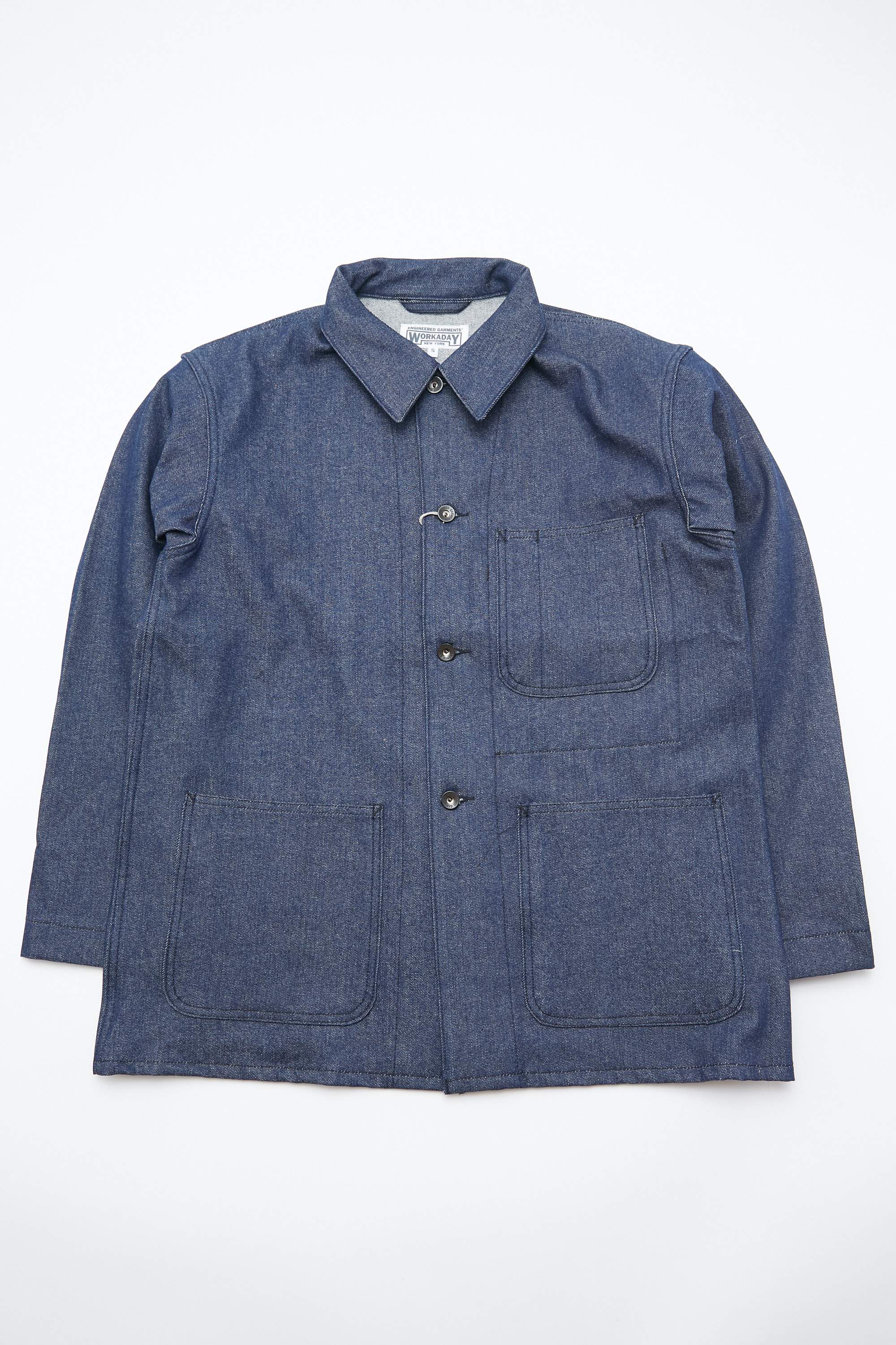 Engineered Garments 12oz Denim Workaday Utility Jacket - Indigo ...