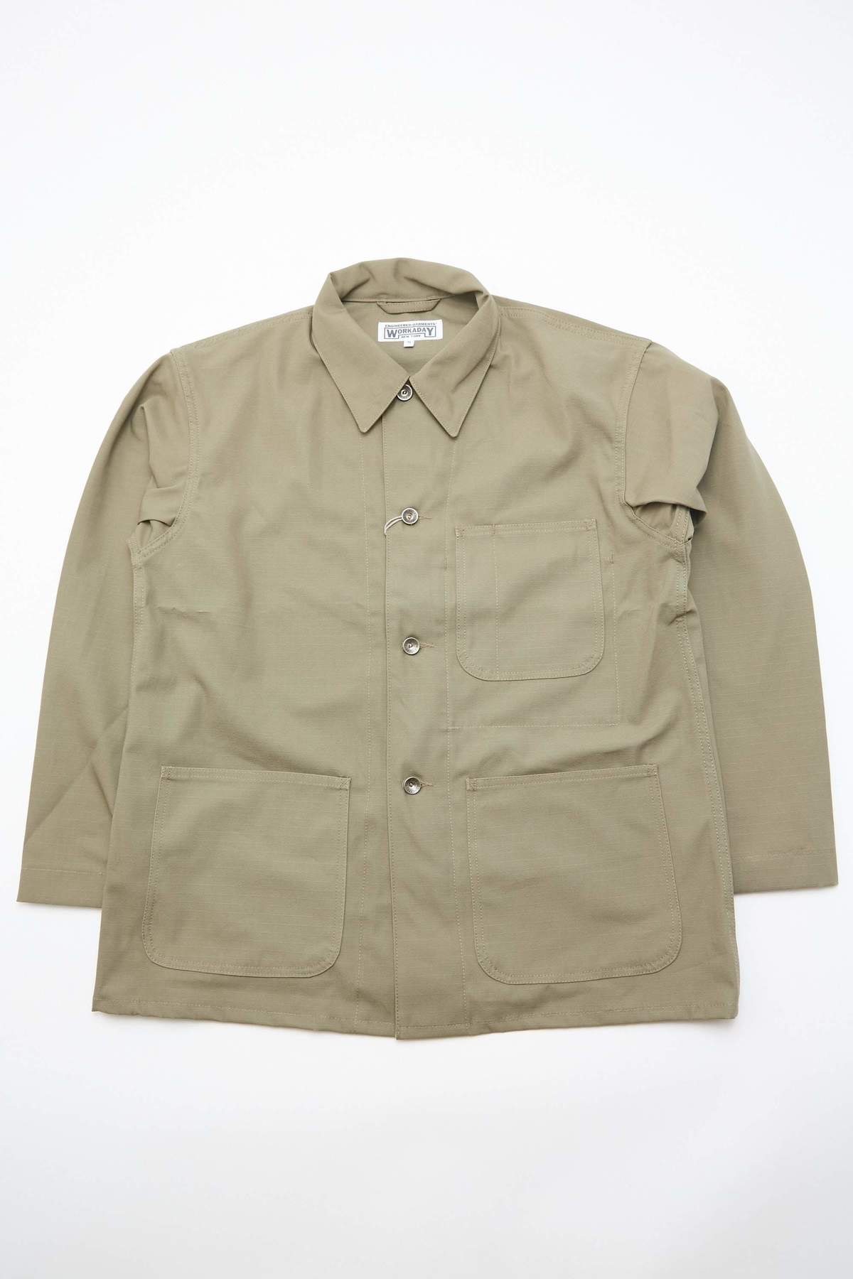 Engineered Garments Workaday Cotton Ripstop Utility Jacket - Khaki ...