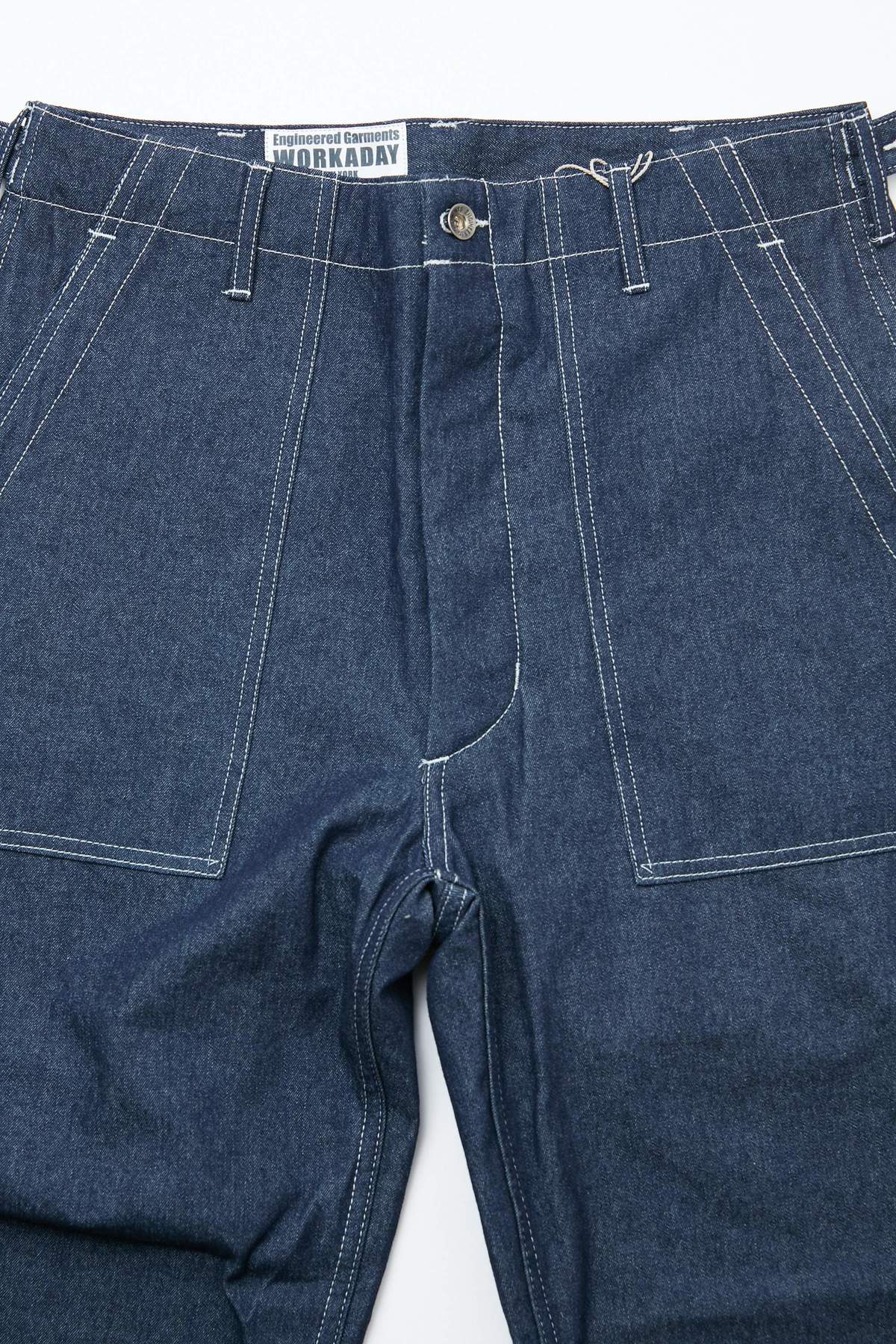 Engineered Garments Workaday Fatigue Pant - 8oz Dark Indigo Washed ...