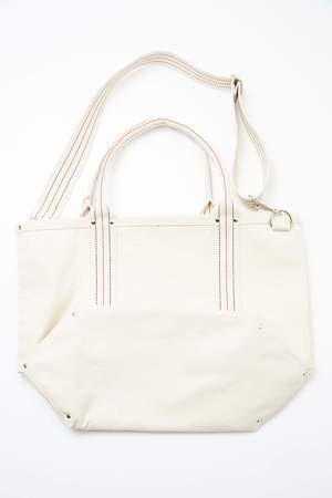 Engineered Garments Workaday Canvas W7 Tote Bag - Natural | Garmentory