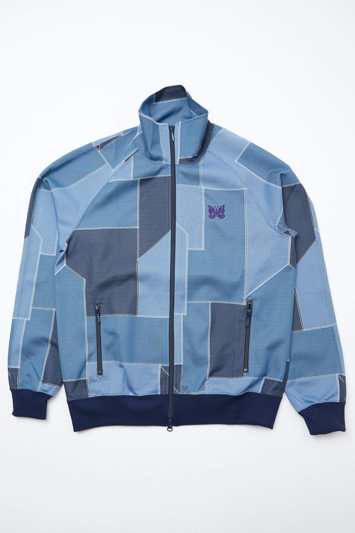 Needles Poly Jacquard Track Jacket - Patchwork | Garmentory