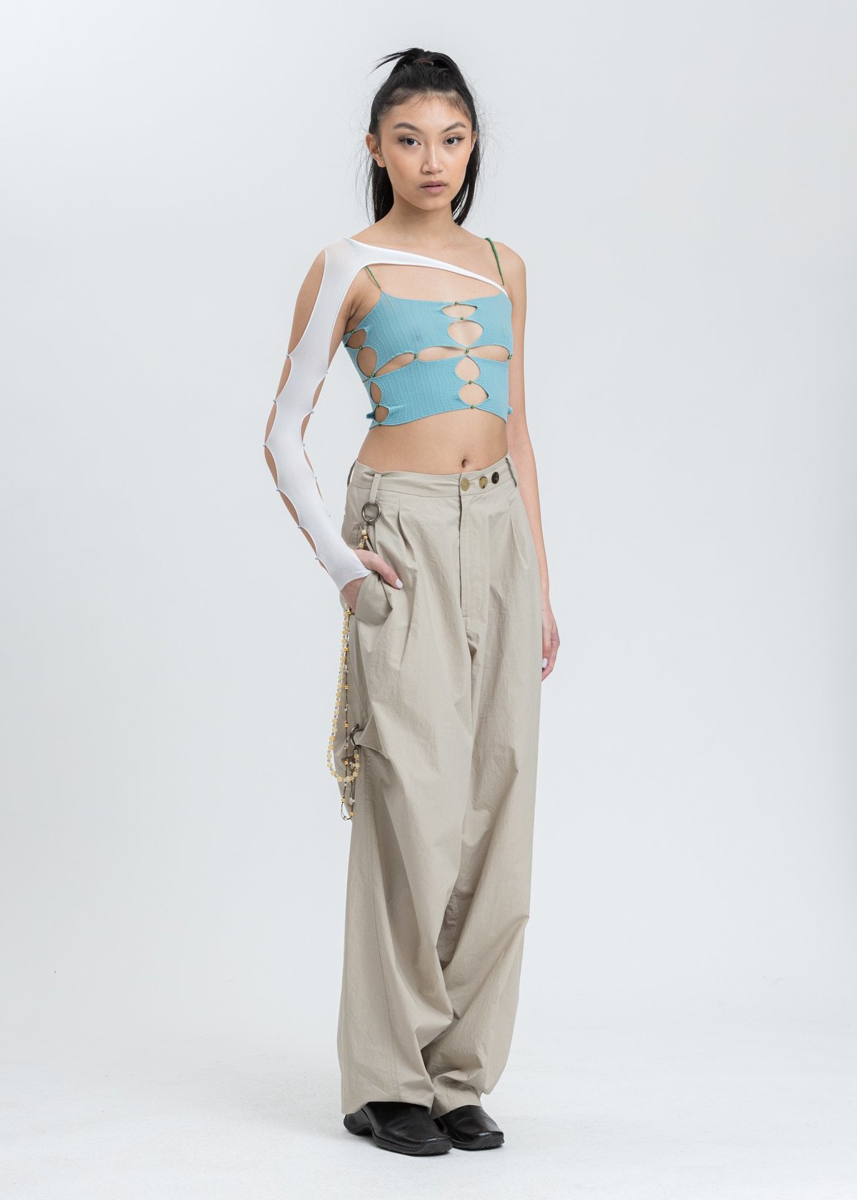 Rui Long Single Arm Sleeve - White | Garmentory