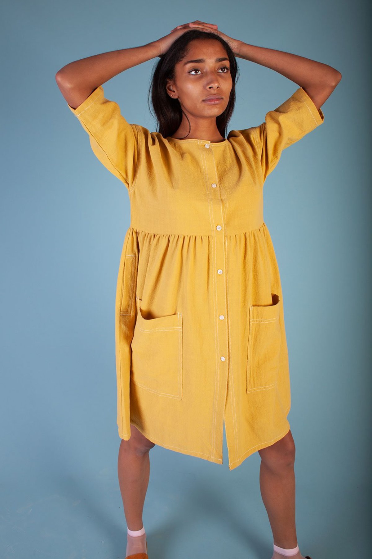 L.F.Markey Samuel Dress - Saffron | Garmentory