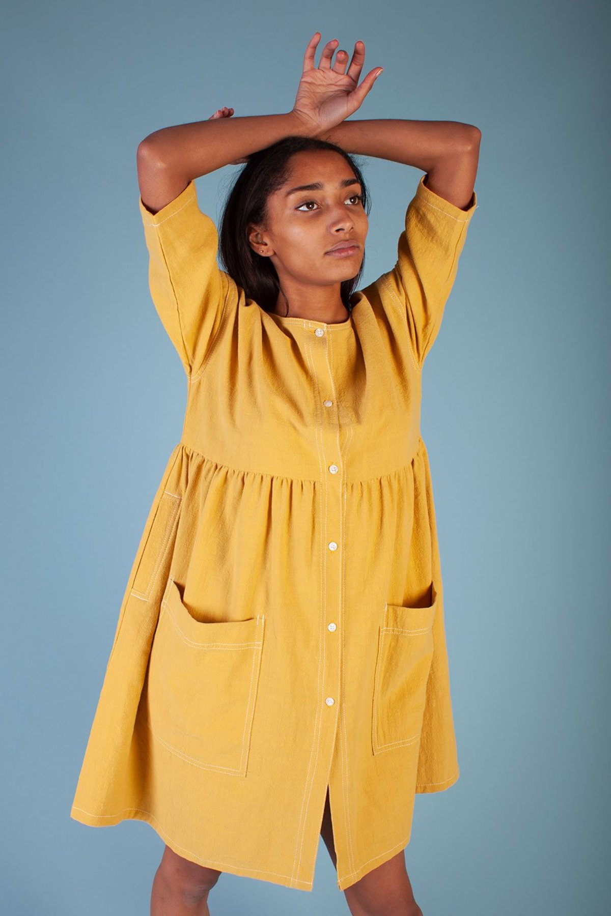 L.F.Markey Samuel Dress - Saffron | Garmentory