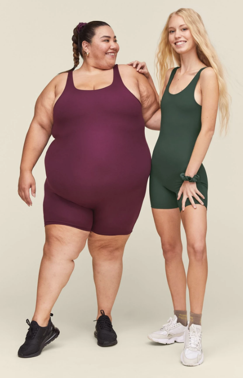 Girlfriend Collective Bike Unitard - Moss | Garmentory