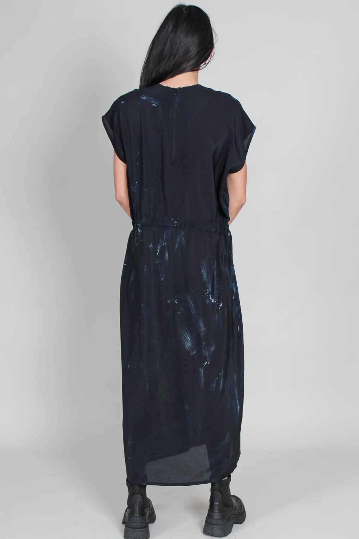 Anntian Simple Dress - Panel Print | Garmentory
