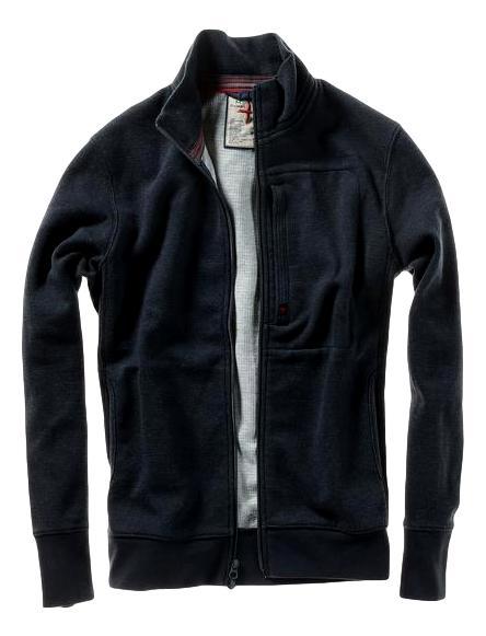 Relwen Windsurf Track Jacket - Navy Heather | Garmentory