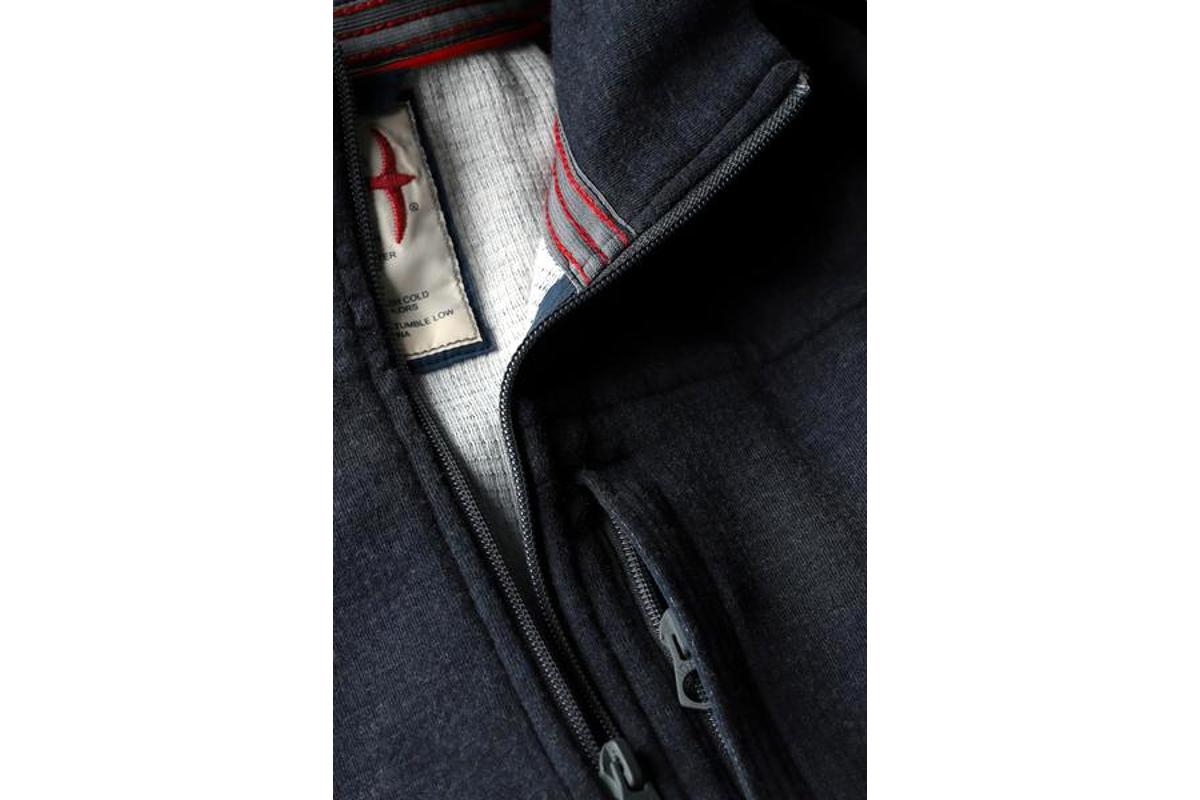 Relwen Windsurf Track Jacket - Navy Heather | Garmentory