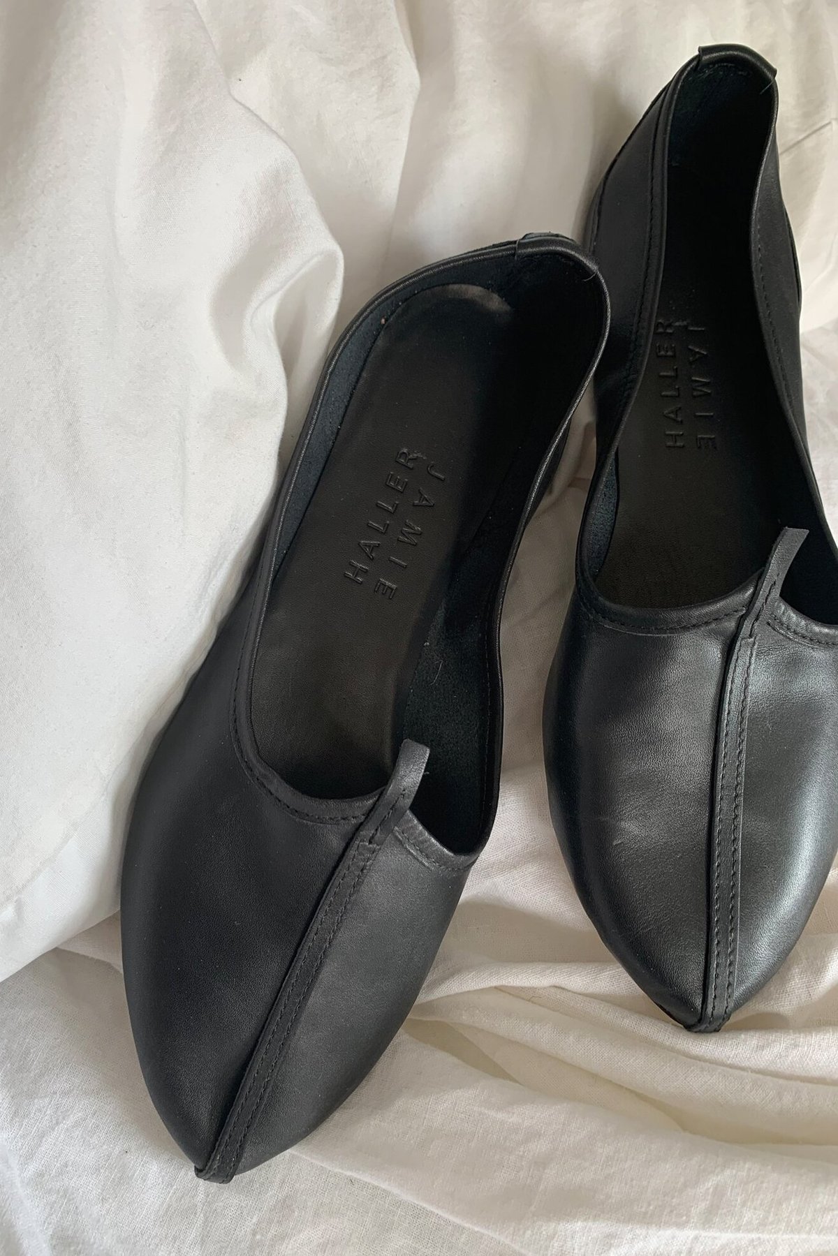 Jamie Haller The Atha Slipper - Black | Garmentory