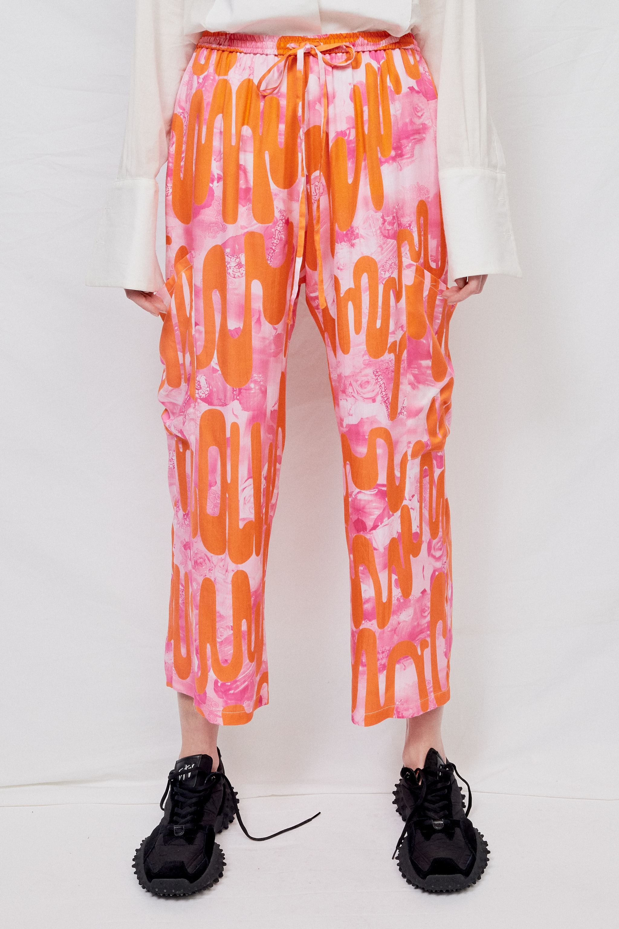 Collina Strada Loopy Pink Sistine Tomato Dollhouse Pant | Garmentory