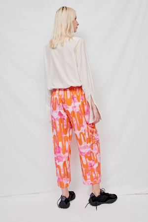 Collina Strada Loopy Pink Sistine Tomato Dollhouse Pant | Garmentory