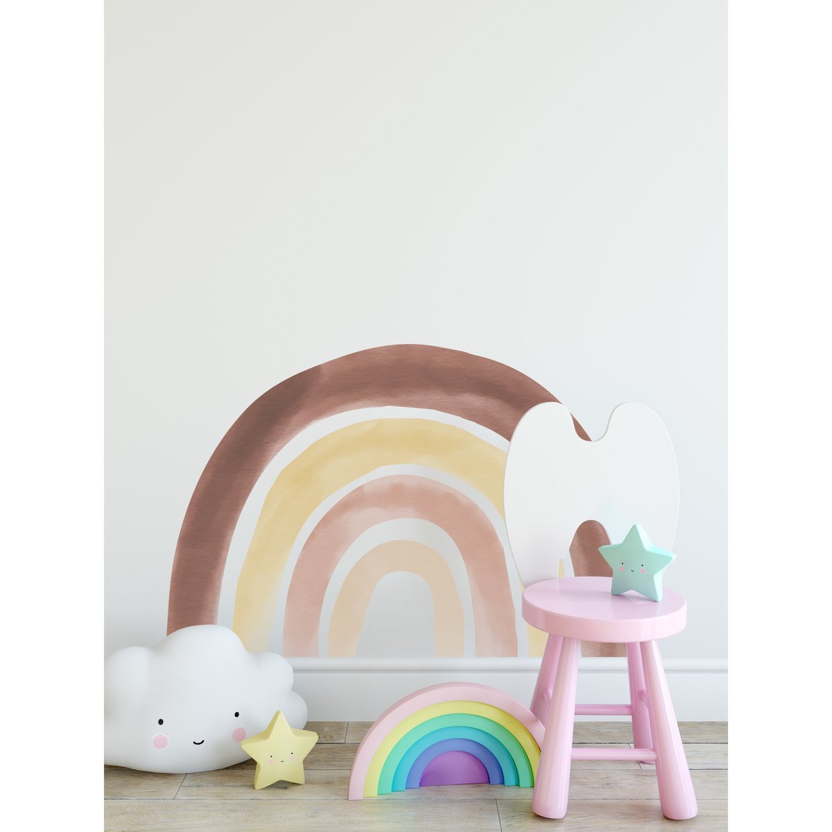 studio loco rainbow wall sticker - multi | Garmentory