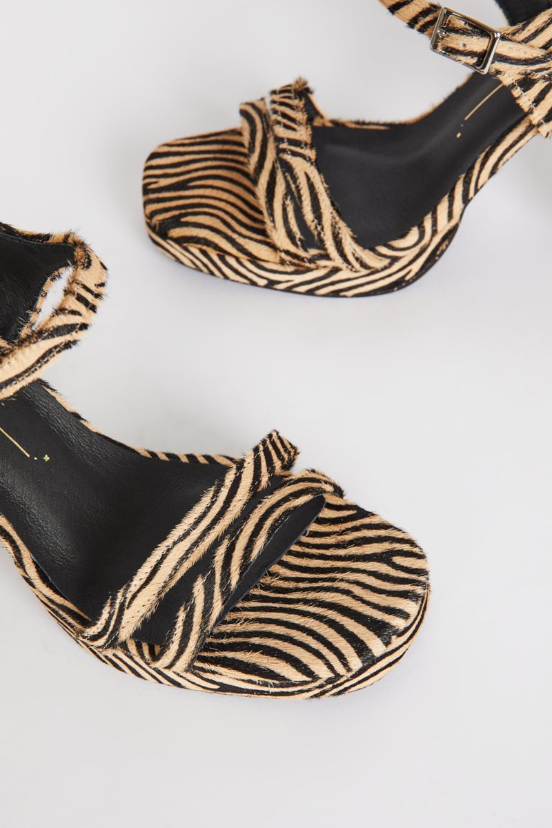 CARMEN Beige Zebra | Garmentory