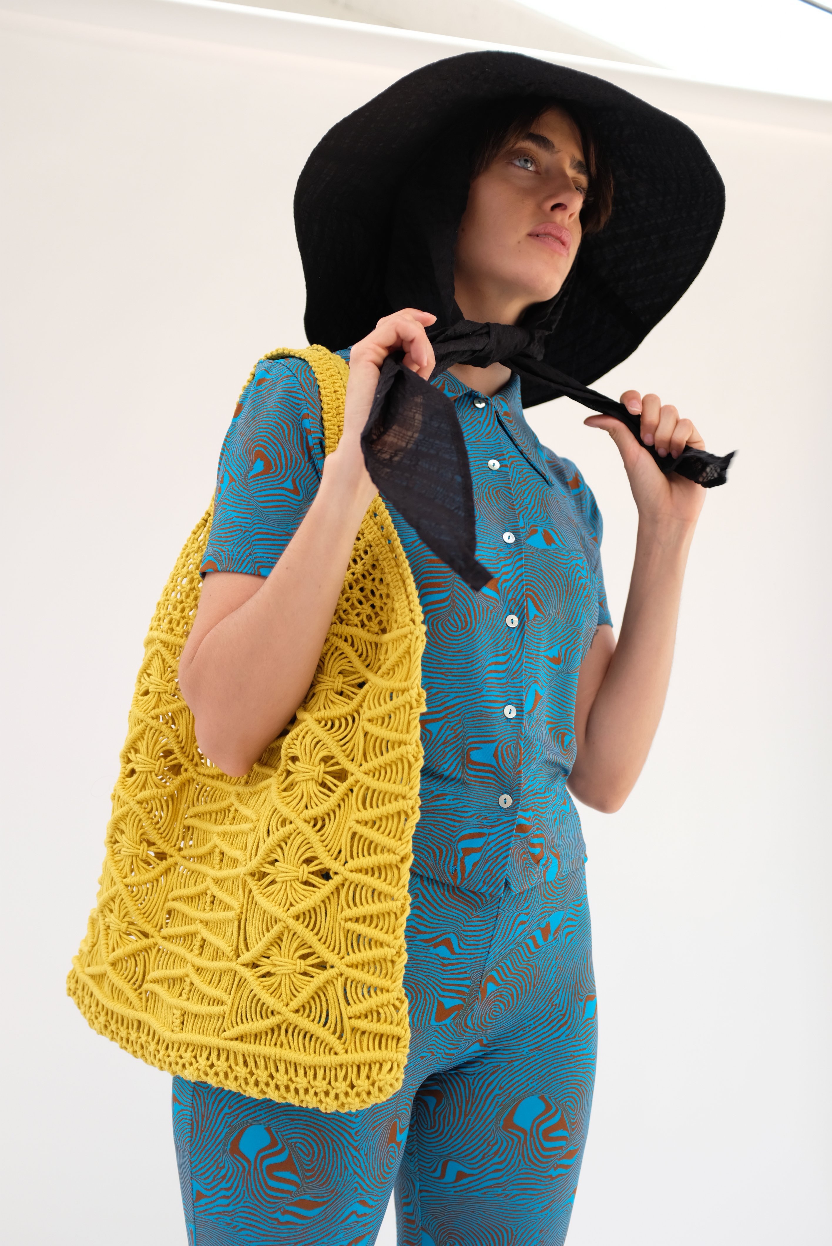 Beklina Macramé Tote Bag - Lemon | Garmentory