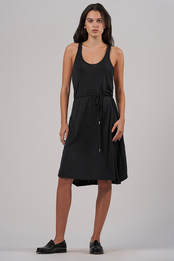 ATM Modal Interlock Tank Dress - Black | Garmentory