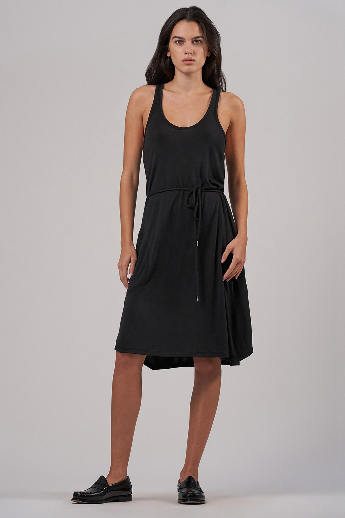 ATM Modal Interlock Tank Dress - Black | Garmentory