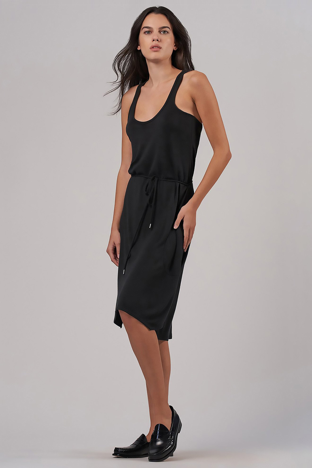 ATM Modal Interlock Tank Dress - Black | Garmentory