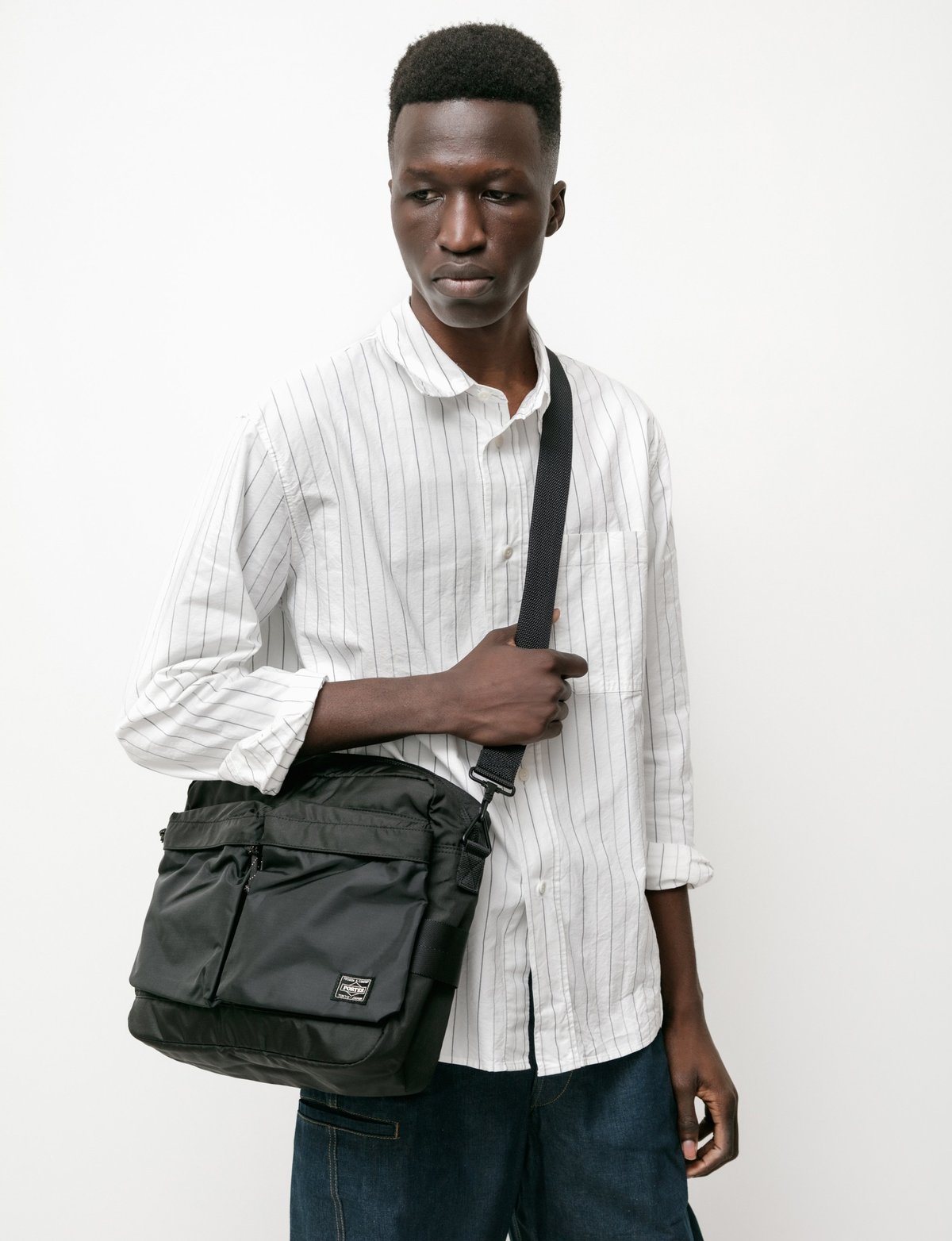 Porter Force Shoulder Bag - Black | Garmentory