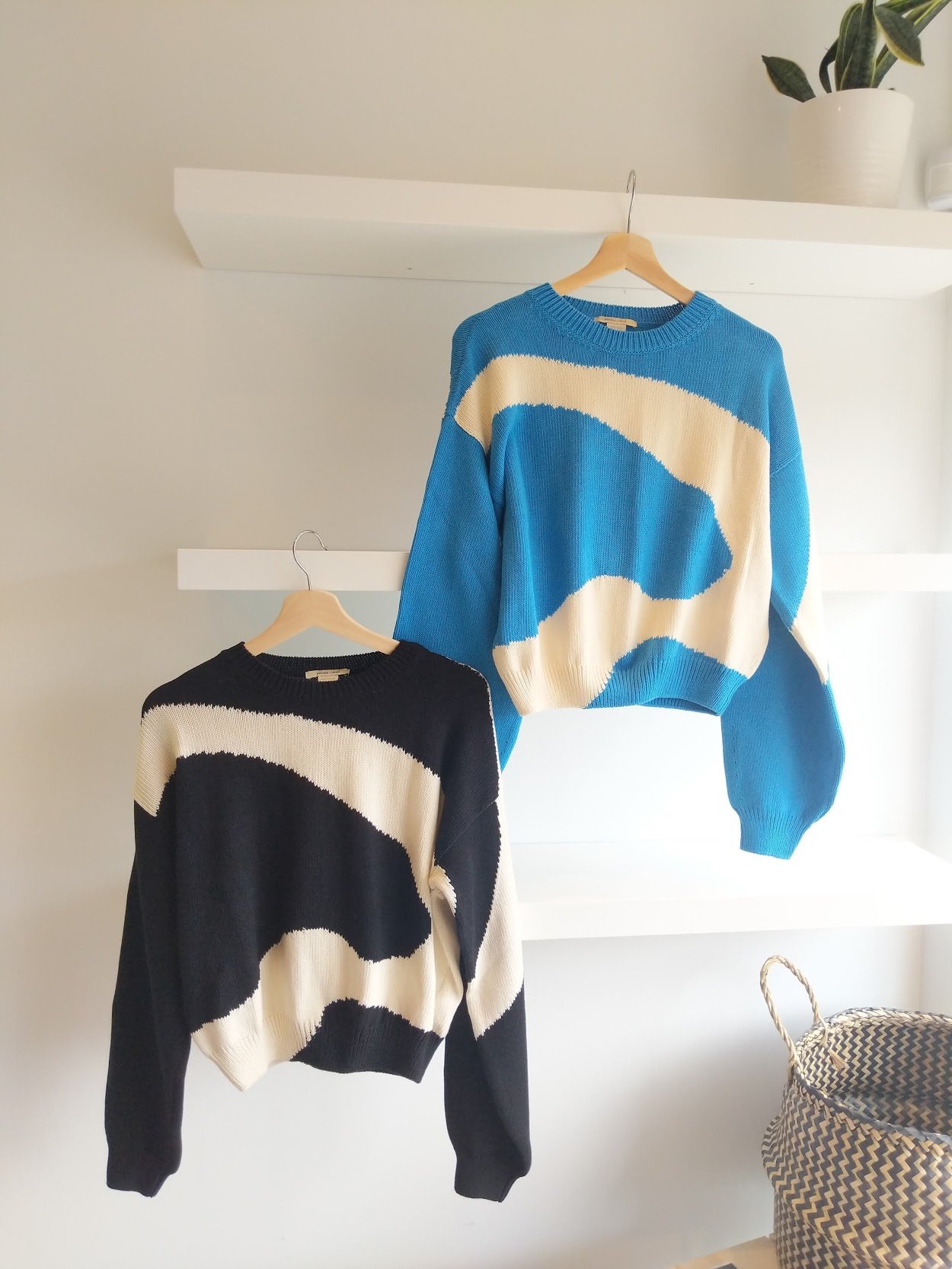 Paloma Wool Pin Swirl Sweater - Blue | Garmentory