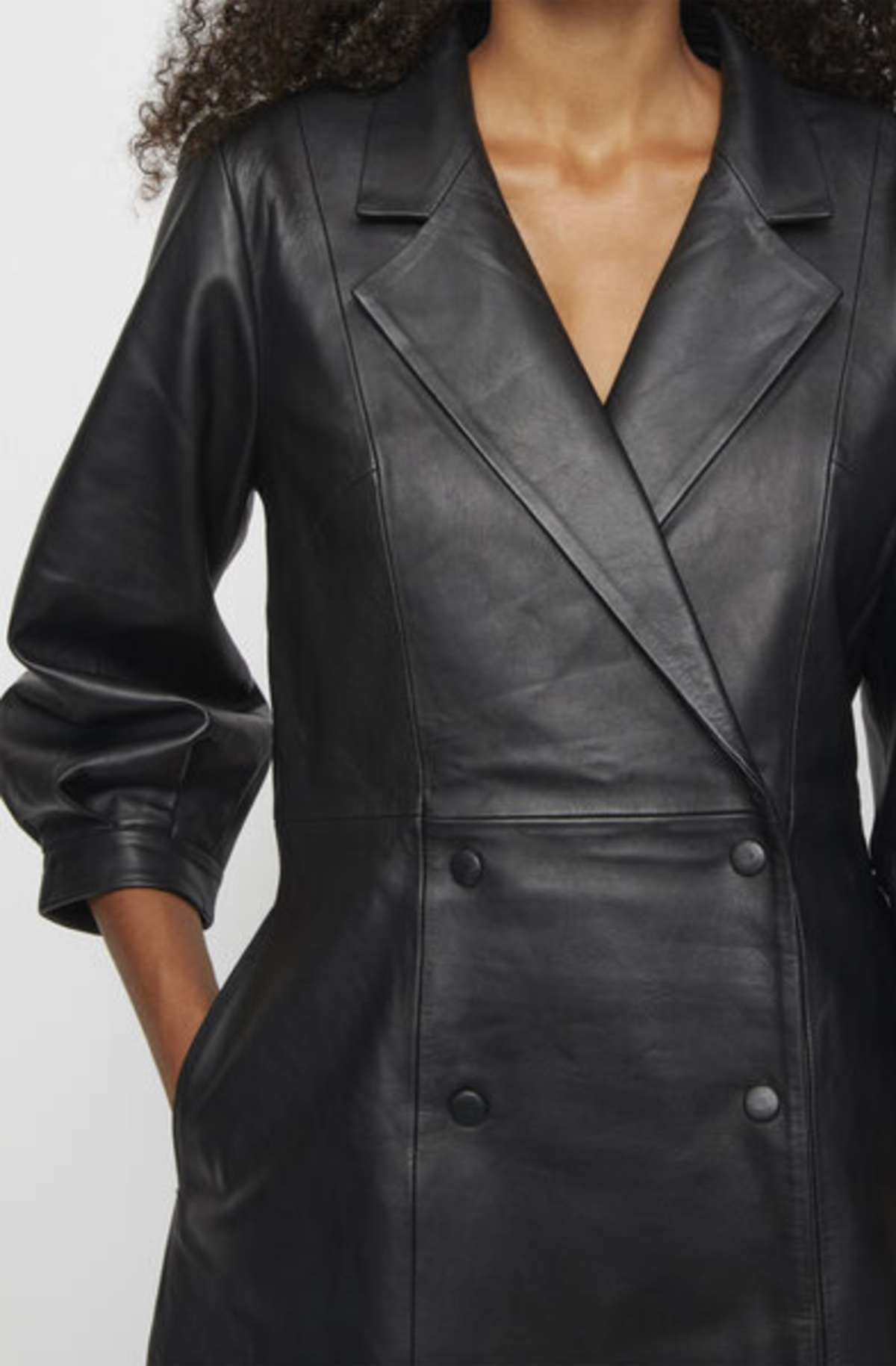 Just Female Lexia Leather Dress Garmentory