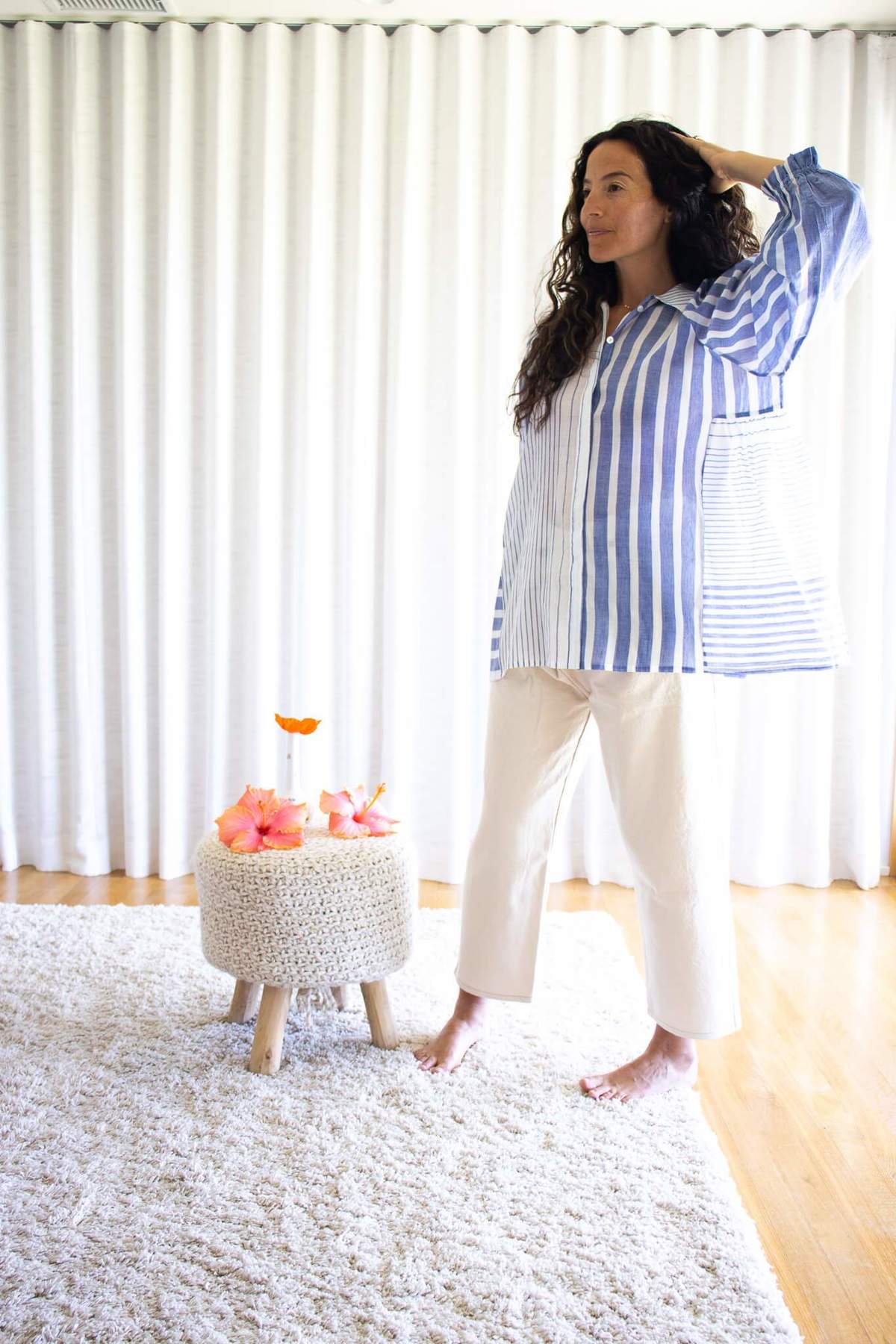 Mii Collection Lulu Shirt - Blue | Garmentory