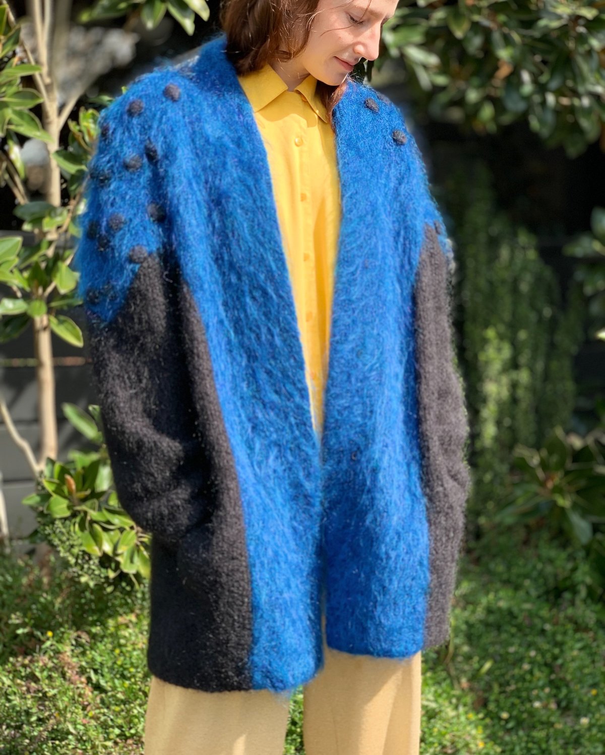 Vintage Textural Mohair Jacket | Garmentory