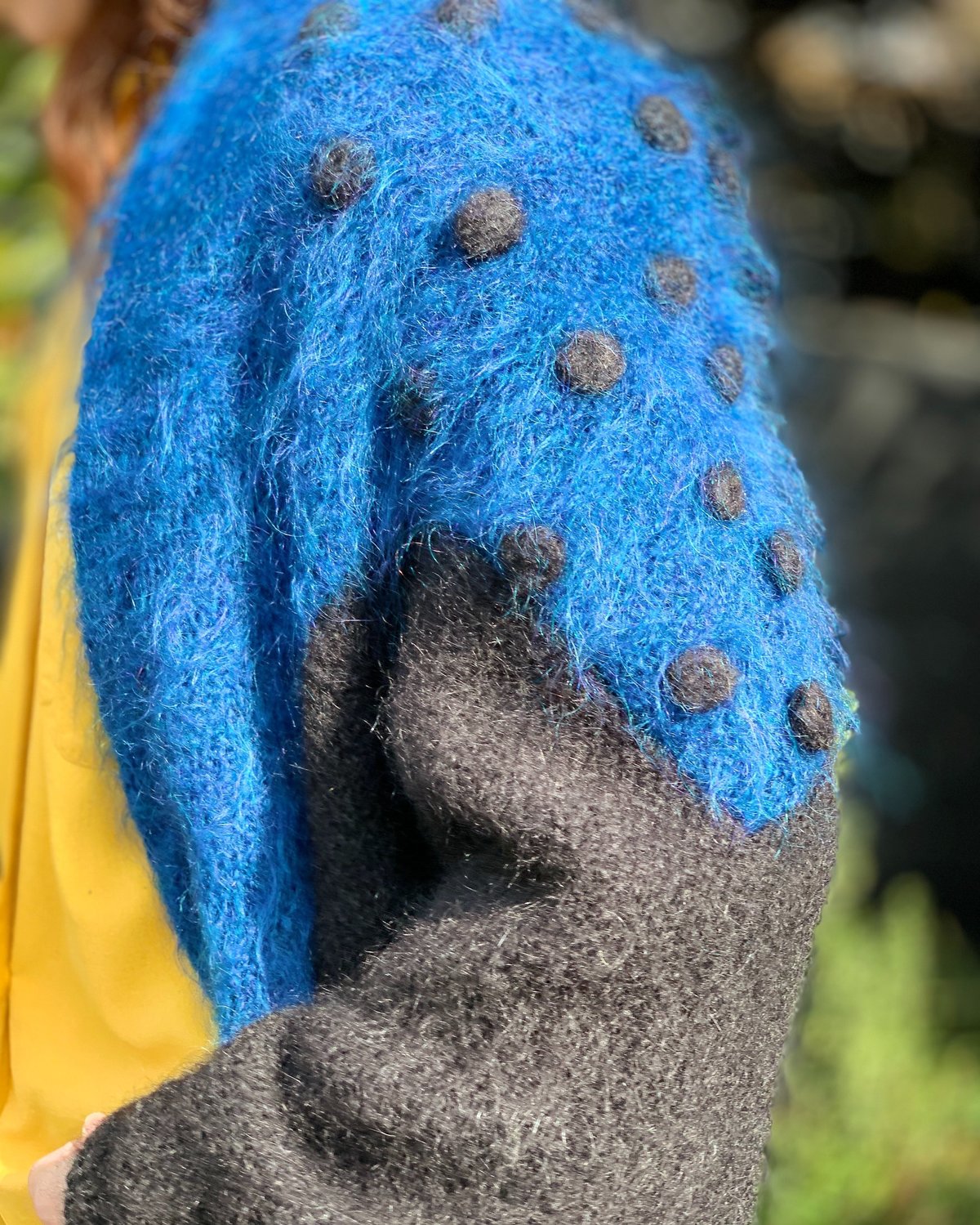 Vintage Textural Mohair Jacket | Garmentory