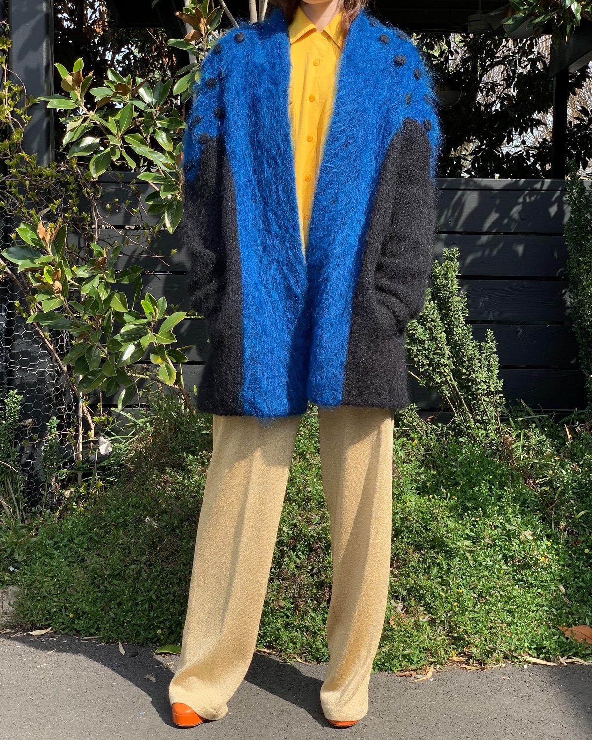 Vintage Textural Mohair Jacket | Garmentory