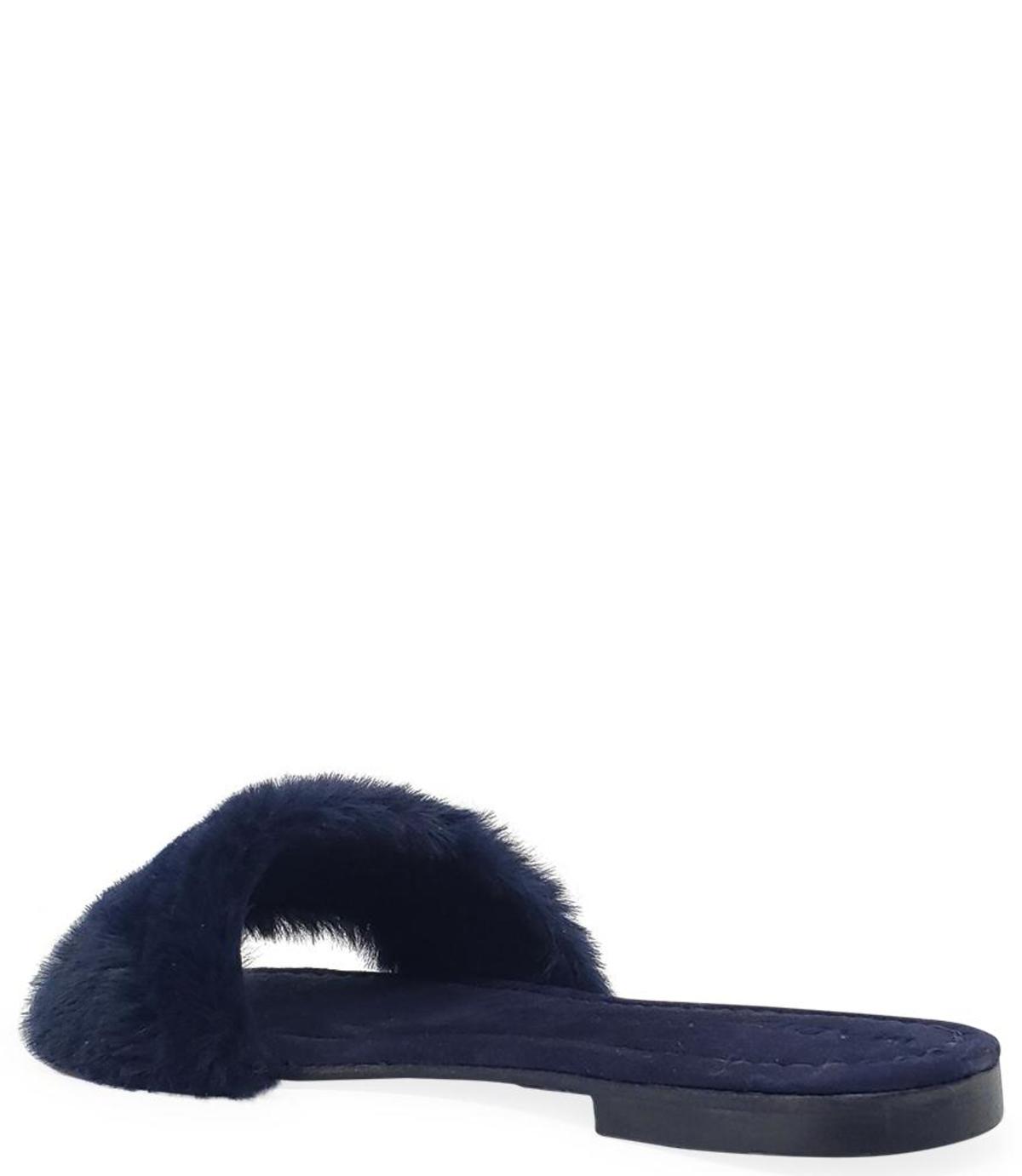 Madison Maison Navy Ivanka Single Band Sandal - Navy | Garmentory