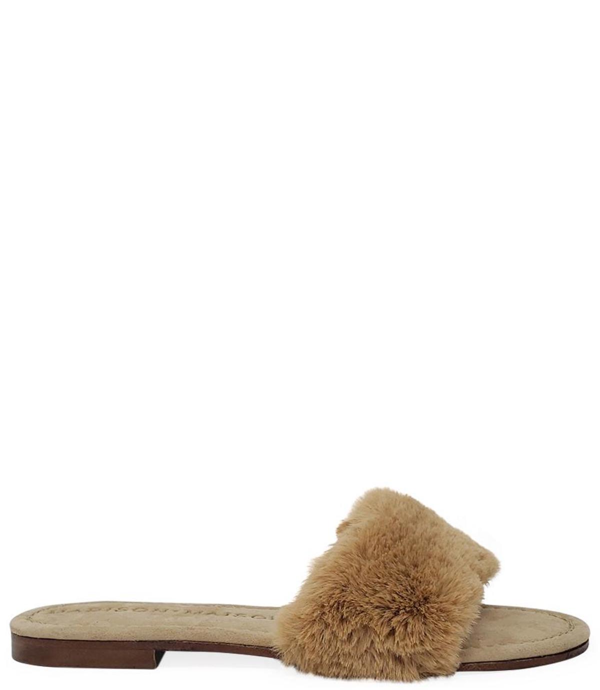 Madison Maison Sand Ivanka Single Band Sandal - Sand | Garmentory