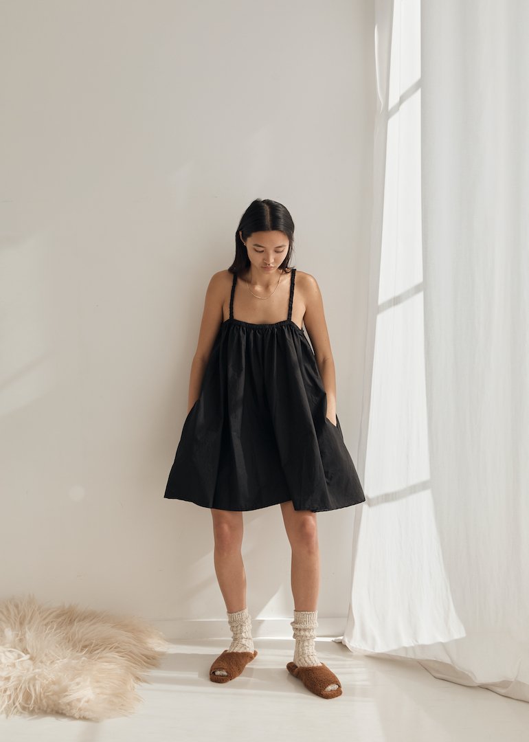 Deiji Studios The Skirt Dress - Black | Garmentory
