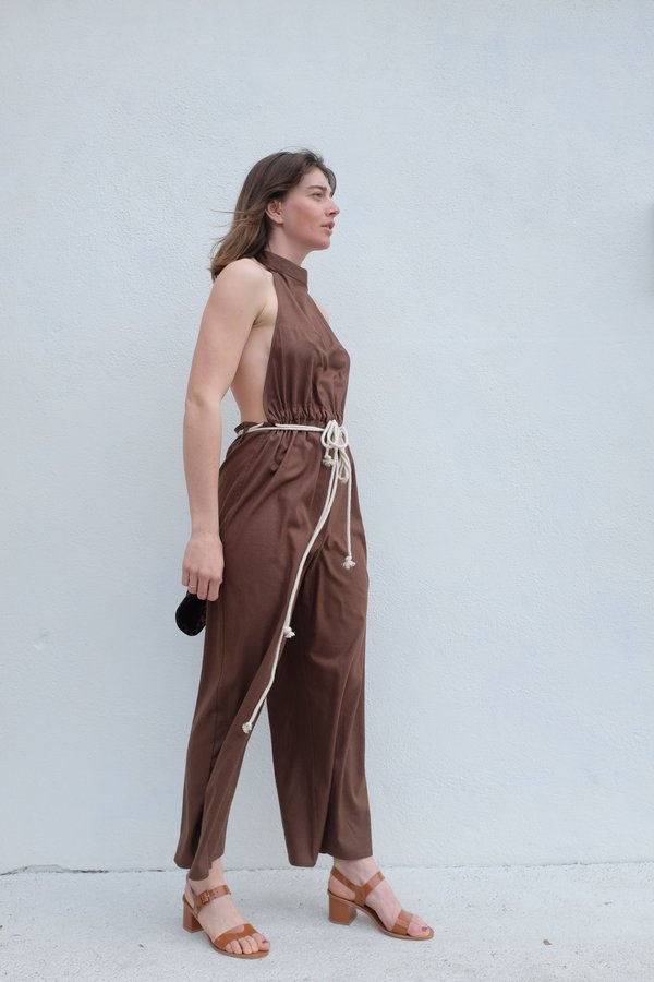 Baserange Shore Jumpsuit - Nerida Brown | Garmentory