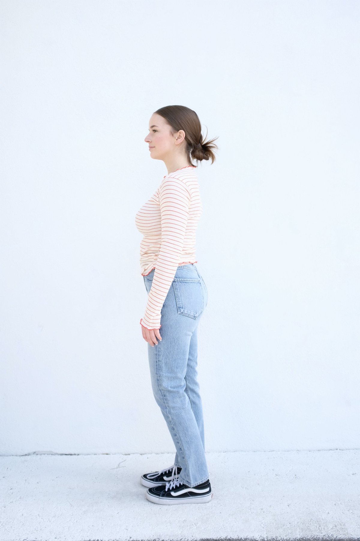 Baserange Pama Longsleeve - Red/White Stripe | Garmentory