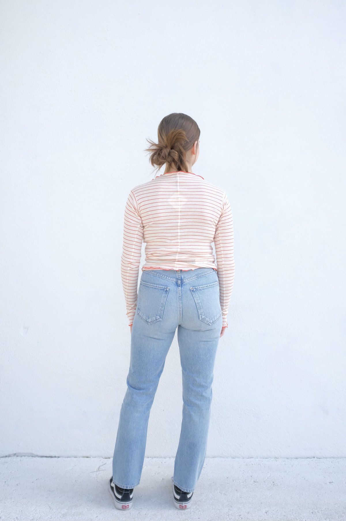 Baserange Pama Longsleeve - Red/White Stripe | Garmentory