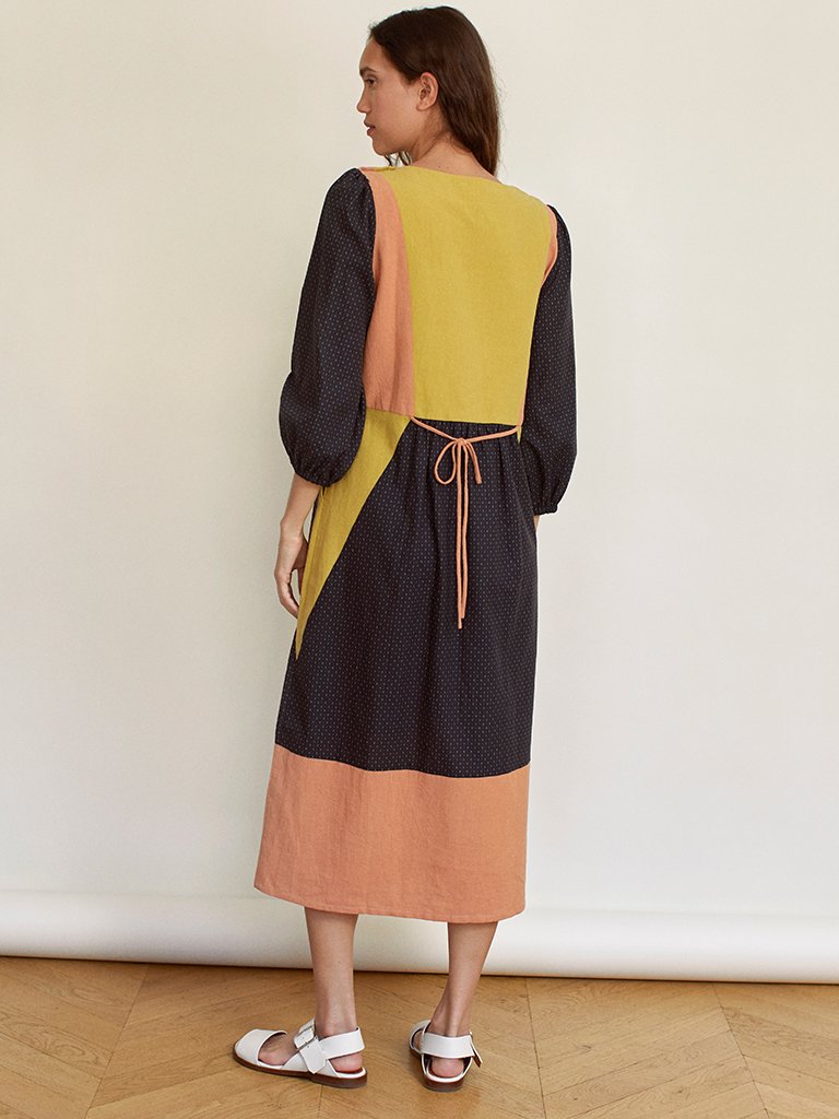 Sideline Peace Dress in Colour Block | Garmentory