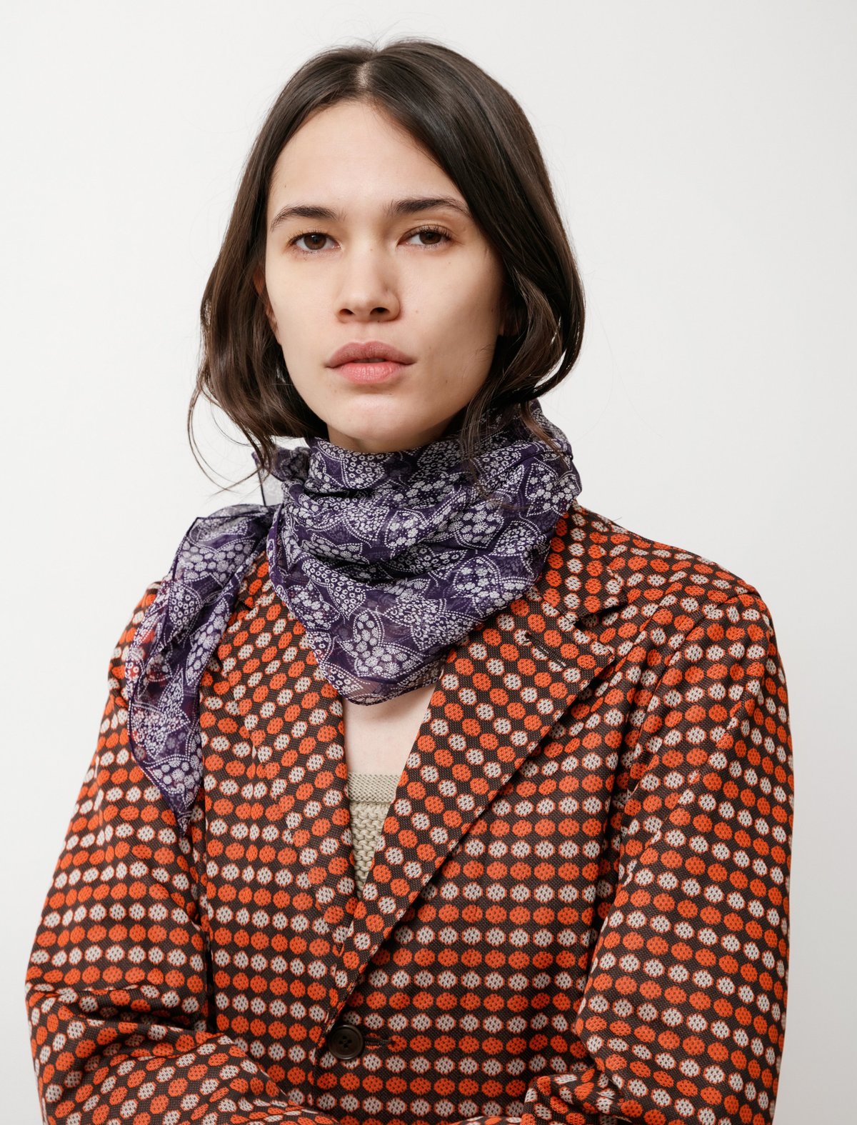 Needles Silk Scarf - Papillon Purple | Garmentory