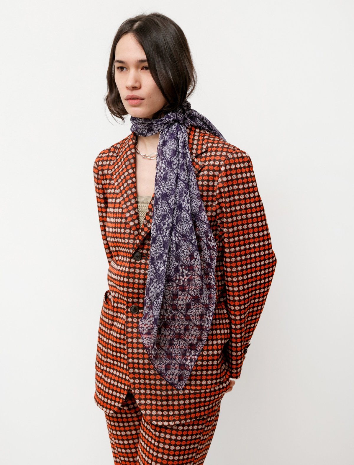 Needles Silk Scarf - Papillon Purple | Garmentory