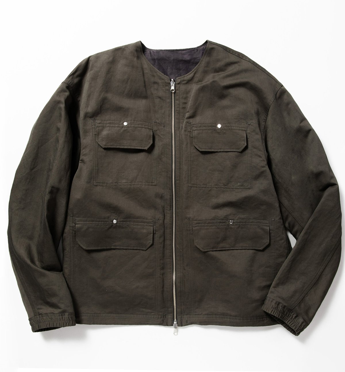 Meanswhile Duality Cloth Reversible 4way Jacket - Off Black | Garmentory