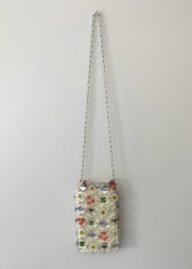 Dauphinette Multi Flower Chainmaille Pouch - Multi Flower | Garmentory