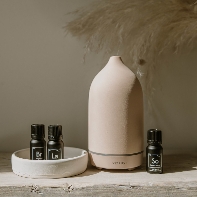 Vitruvi Stone Diffuser - Blush | Garmentory