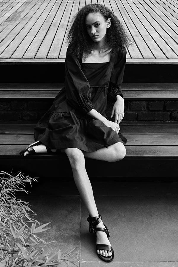 Three Graces Bahni Dress - Black | Garmentory