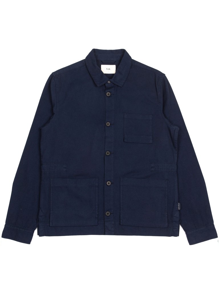 Folk Clothing Plinth Assembly Jacket - Navy | Garmentory